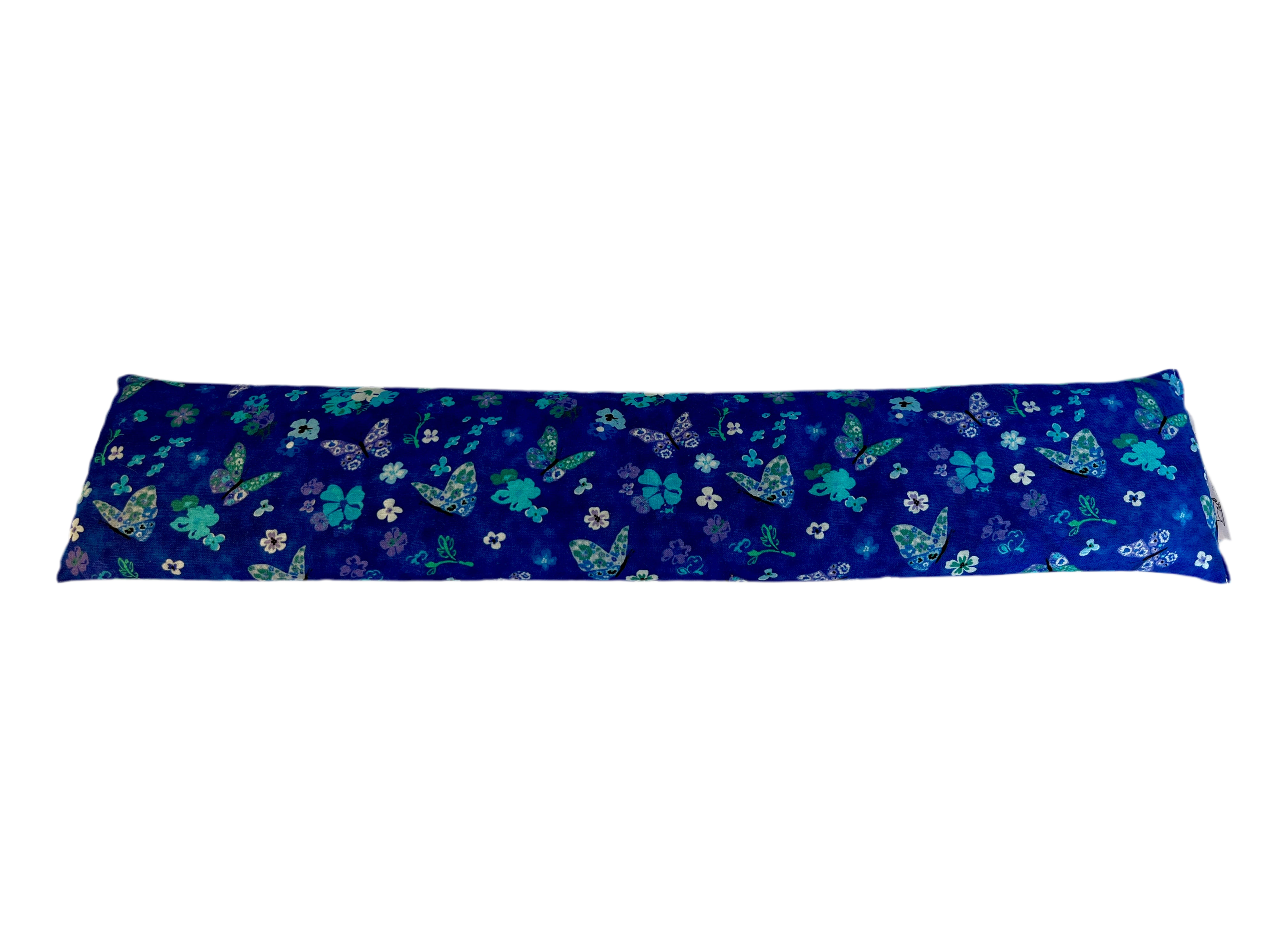 Dark Blue Butterflies Tube Style Bed Buddy – customcarewear